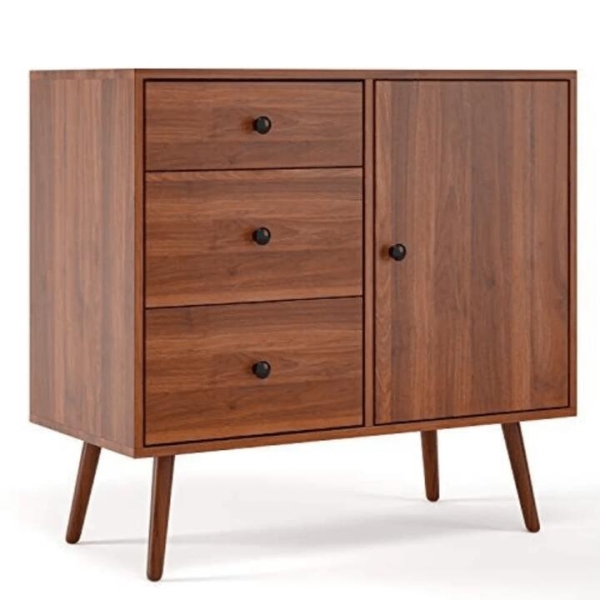 Design Square Classic Sideboard Buffet Unit Lowboy Storage Cabinet ...