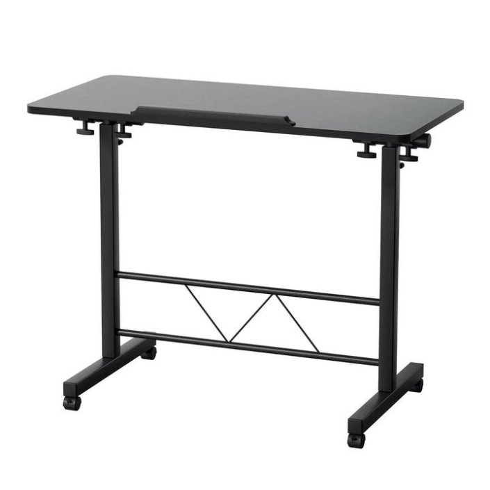 Artiss Laptop Desk Table Height Adjustable Wooden Bed Side Tables 80CM ...
